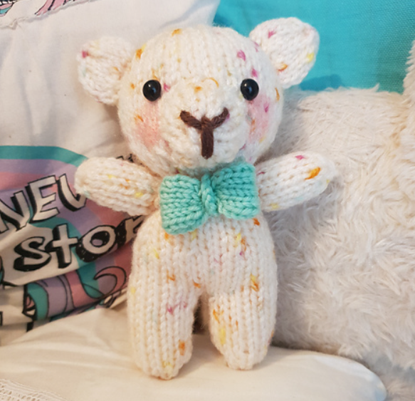 Free Knitting Pattern | Easy Charity Bear