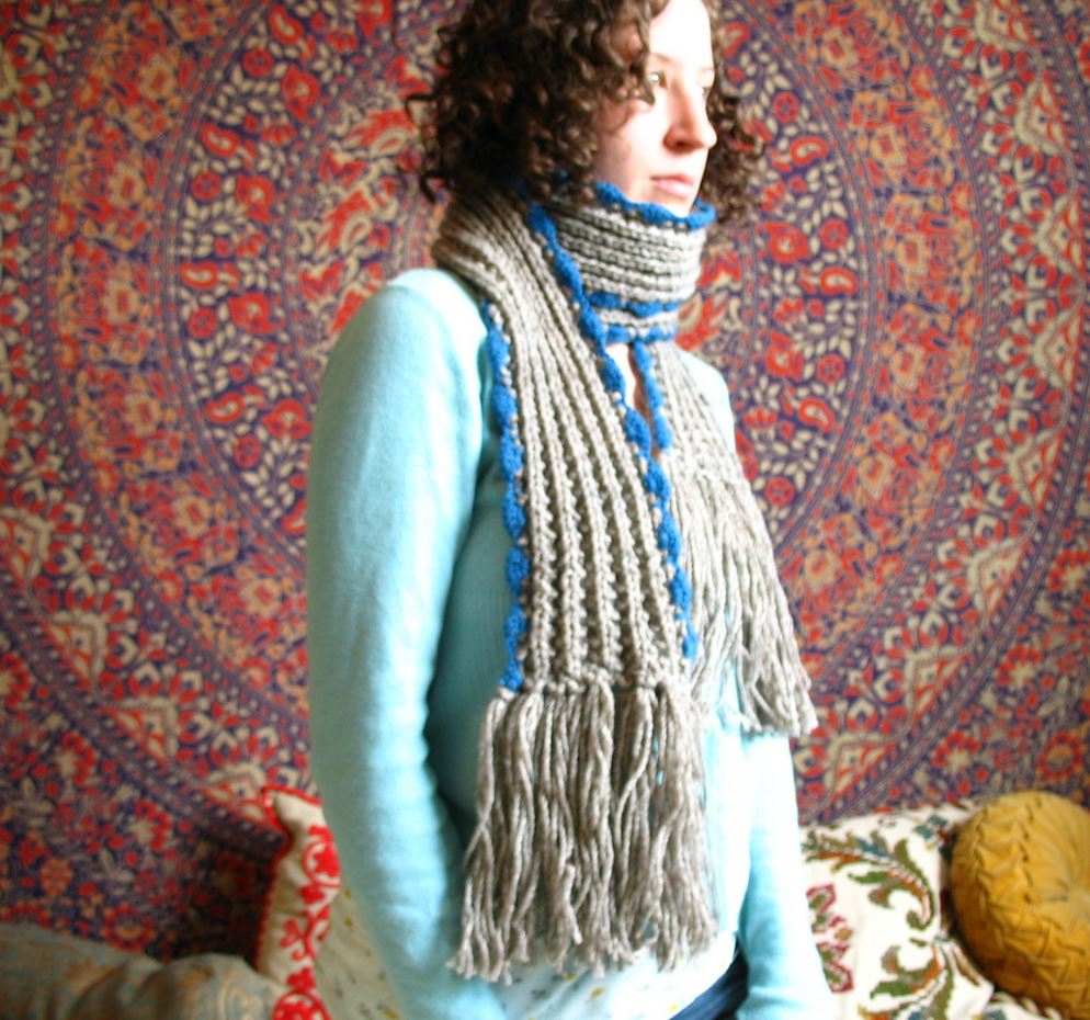 Free Knitting Pattern | Viking Scarf