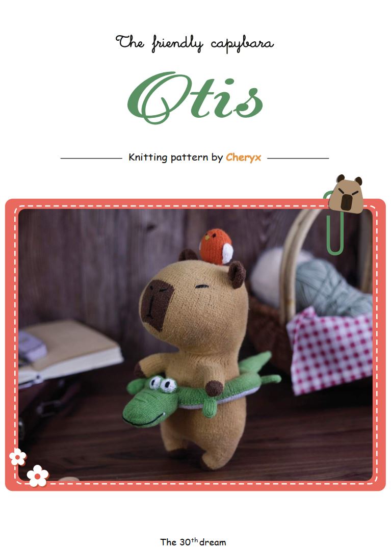 Capybara Knitting Pattern