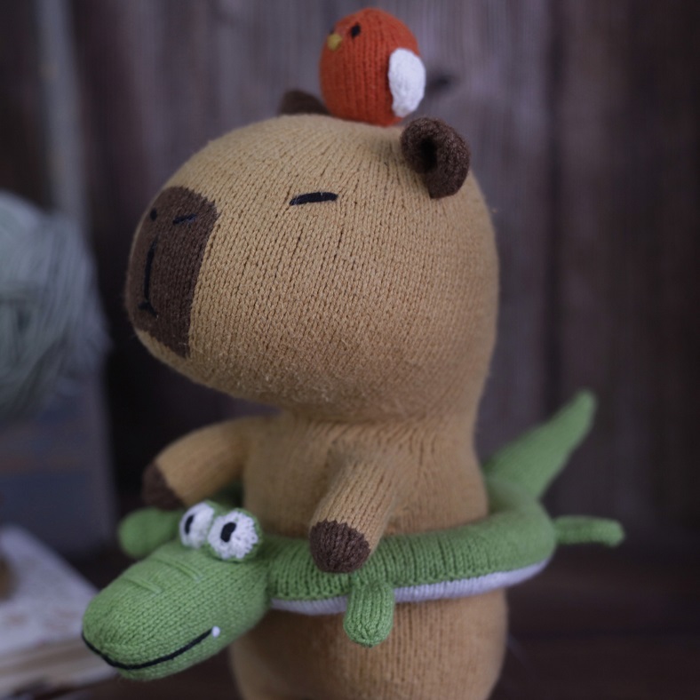 Capybara Knitting Pattern